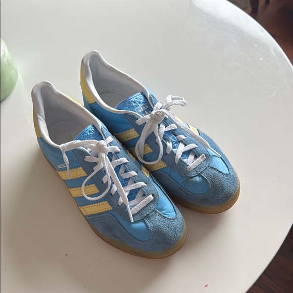 adidas | Shoes | Adidas Blue And Yellow Sneakers | Poshmark
